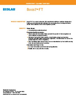 Desinfetante para superfícies duras | Ecolab